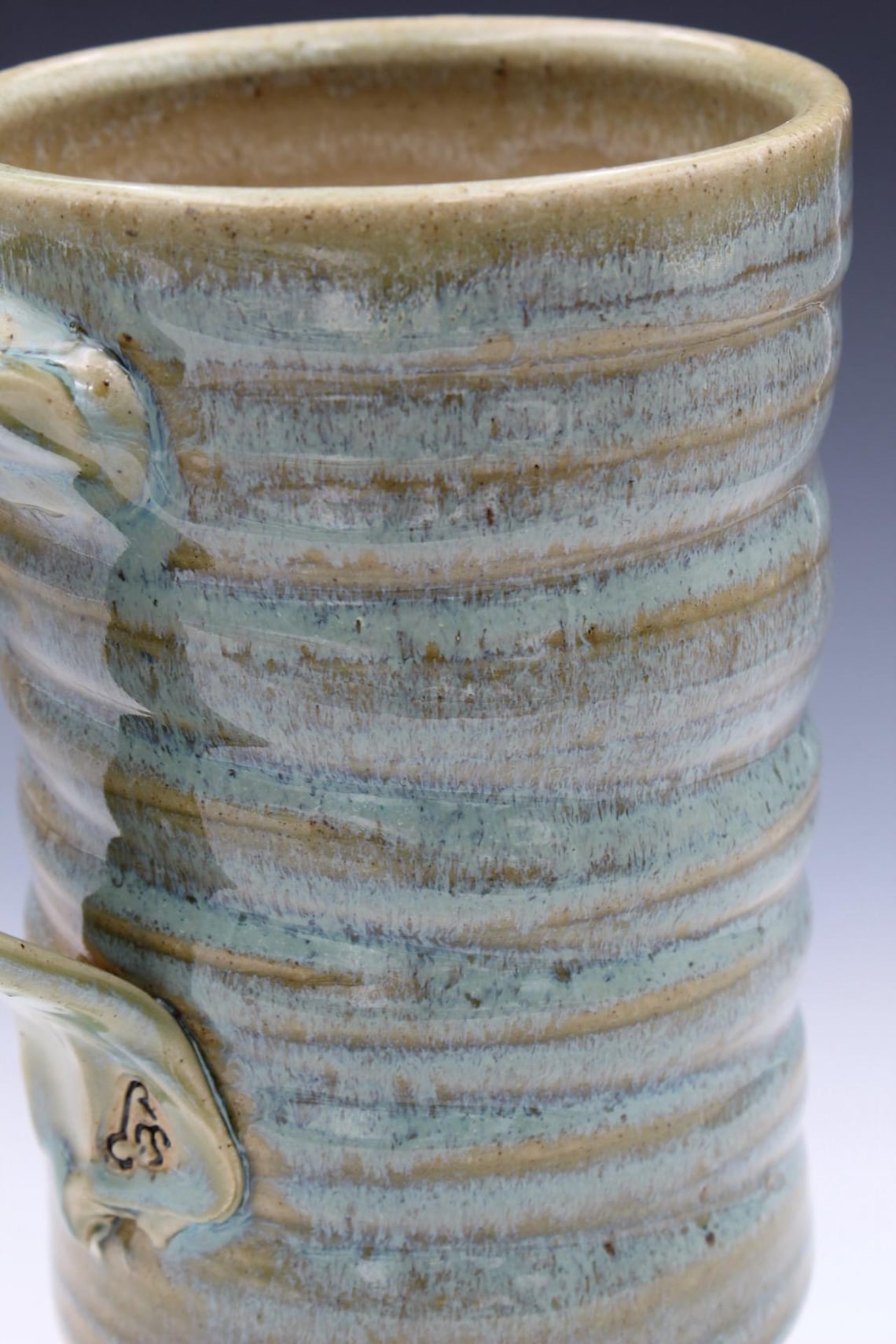 Handmade Mug Beach Blue - Etsy