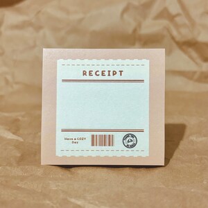 Cute Receipt Sticky Note Sticky Note Decorative Memo and Notes ...