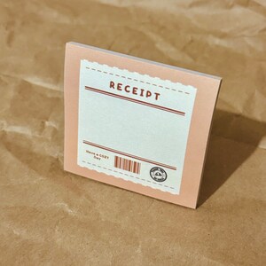 Cute Receipt Sticky Note Sticky Note Decorative Memo and Notes ...
