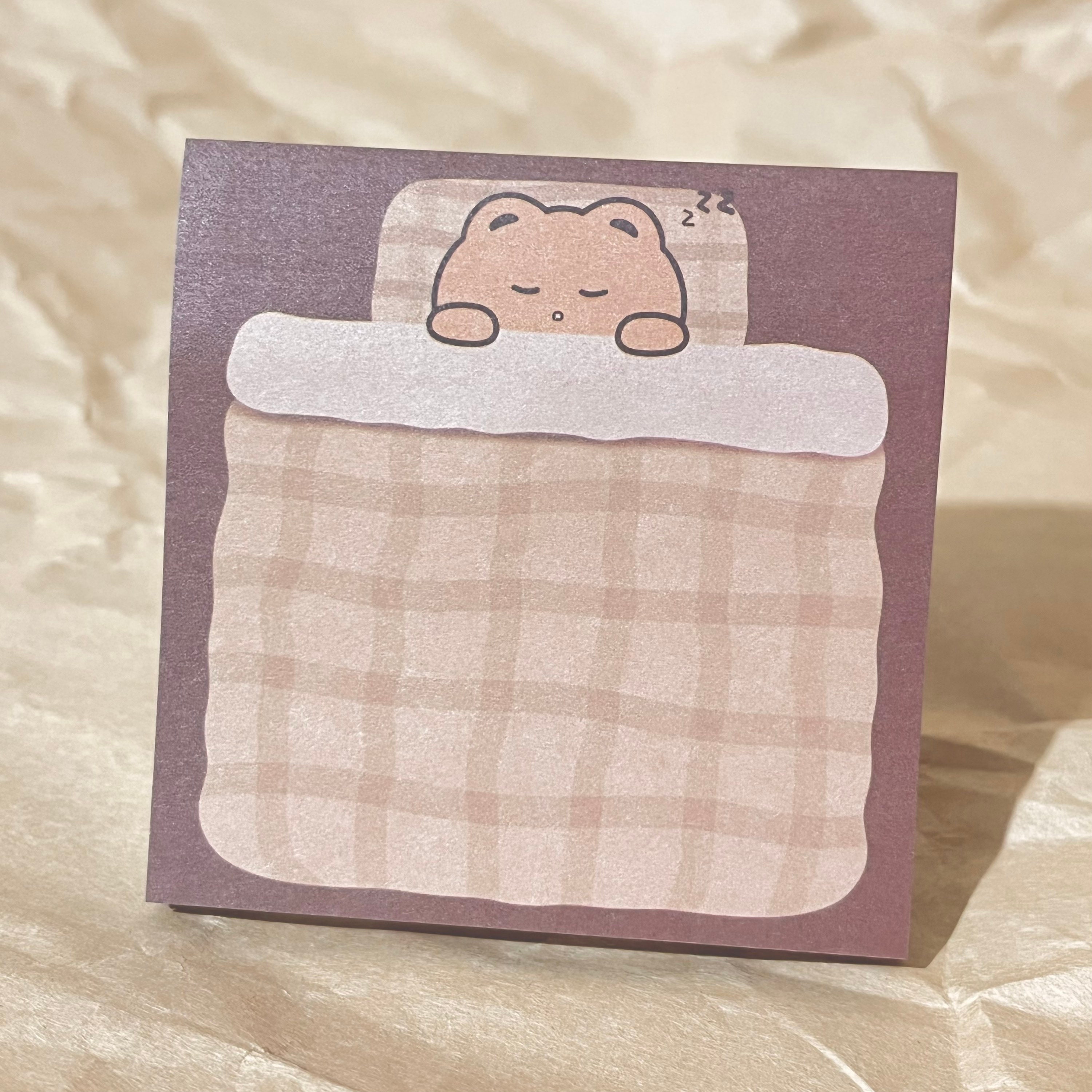 Cute and Cozy Bear Sticky Note Bear Sticky Note Decorative Memo and ...