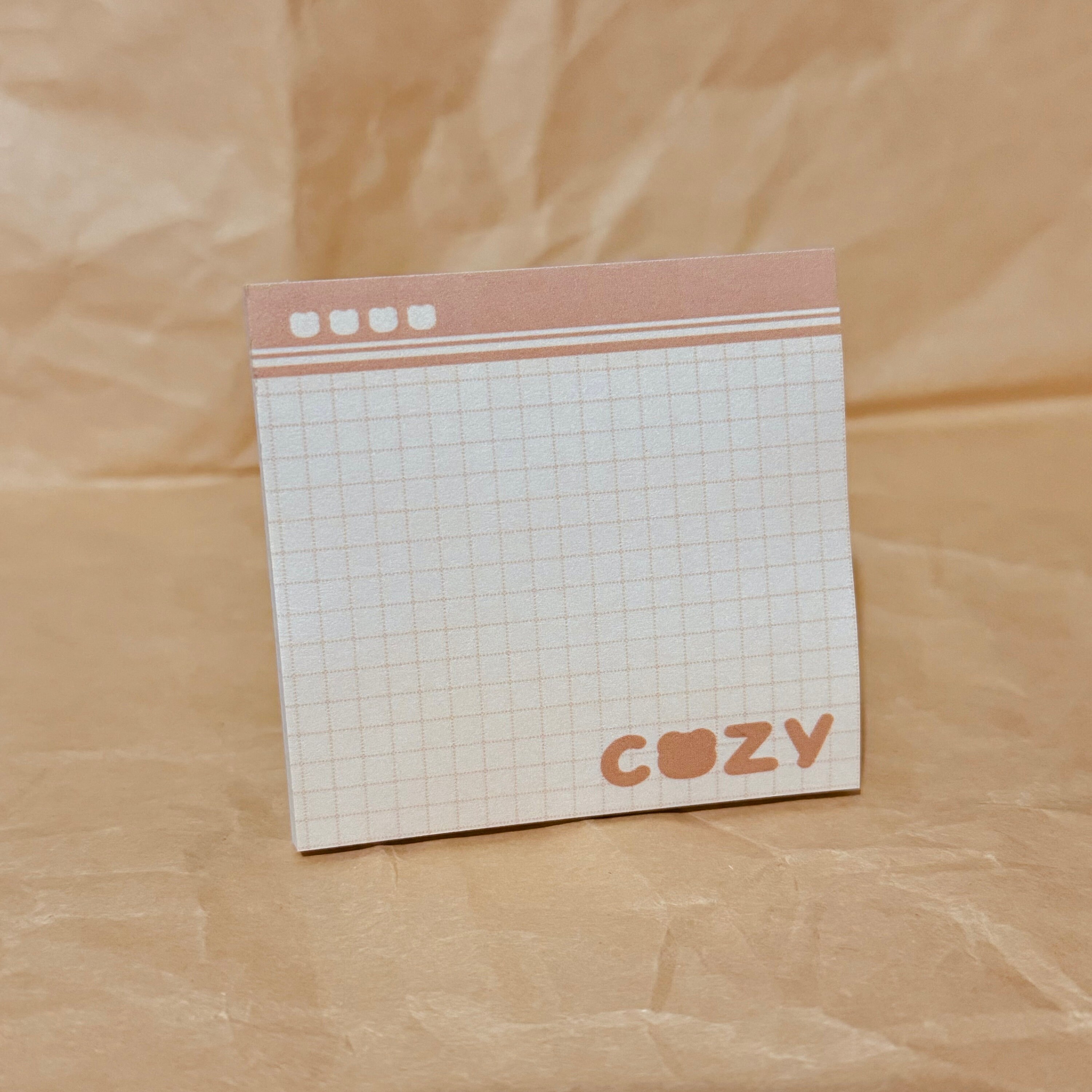 Cute COZY Gridded Sticky Note Sticky Note Decorative Memo and Notes ...
