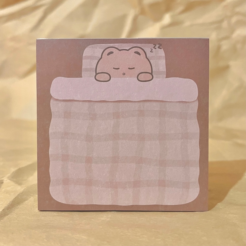 Cute and Cozy Bear Sticky Note Bear Sticky Note Decorative Memo and ...