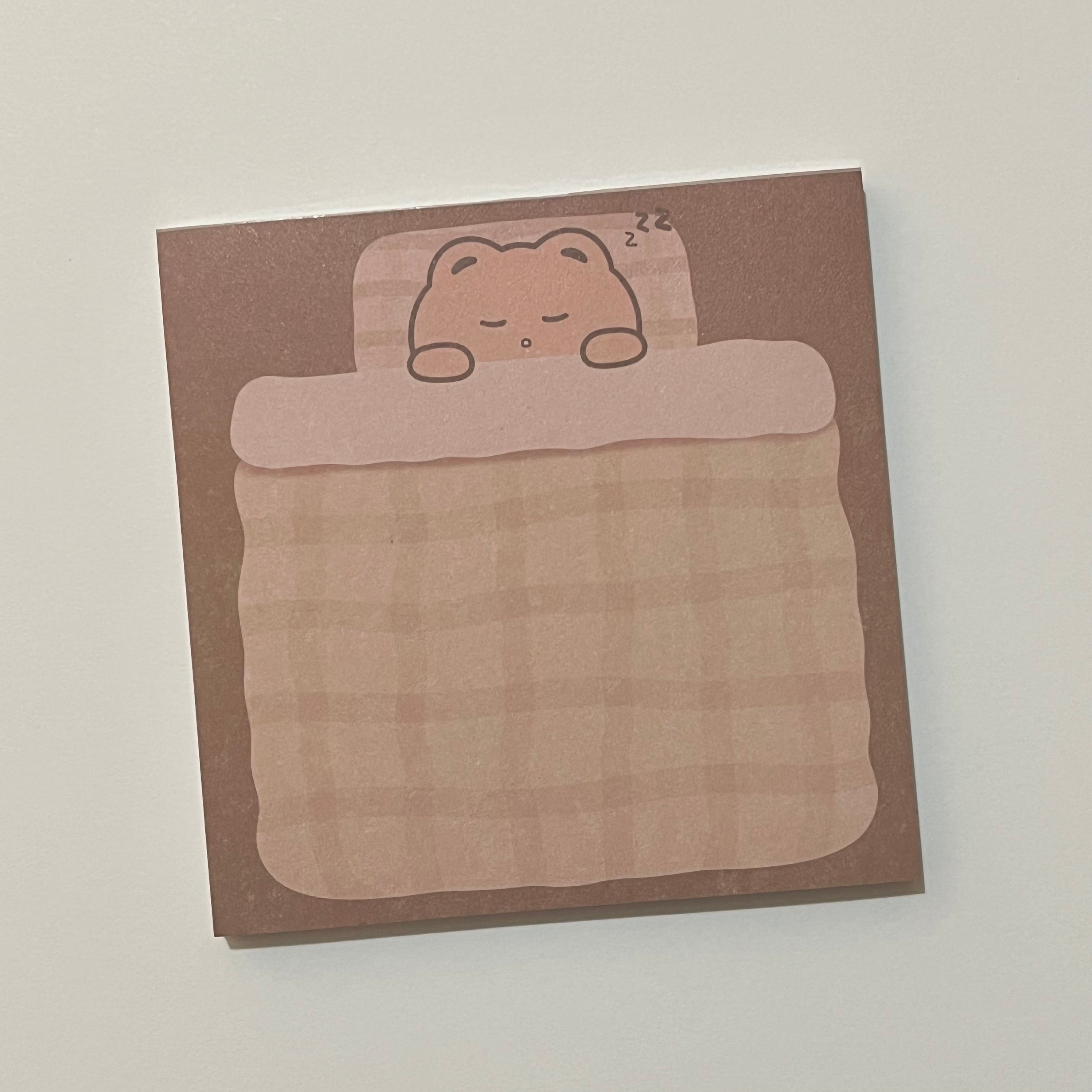Cute and Cozy Bear Sticky Note Bear Sticky Note Decorative Memo and ...