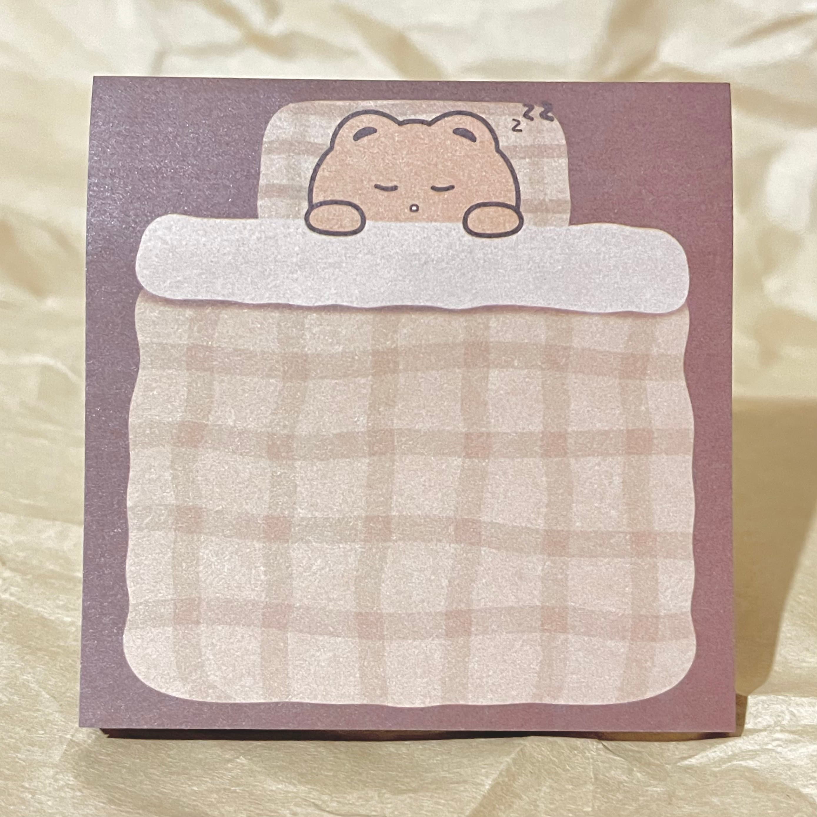 Cute and Cozy Bear Sticky Note Bear Sticky Note Decorative Memo and ...