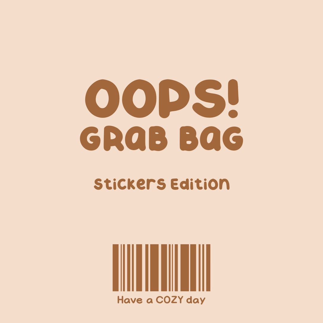 OOPS GRAB BAG - Stickers Edition - Decorative Stickers - Stationery ...