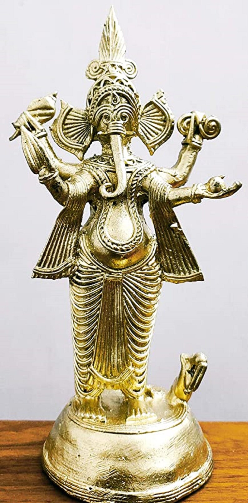 Brass Boat/ Durga Statue / Owl Pair/elephant/ Tribal Set/lamp/dancing ...