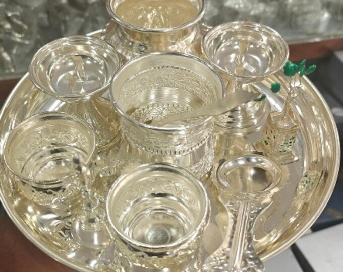 Pure Silver Gold Coated Silver Flowers, Pure Silver Gift Items, Silver ...