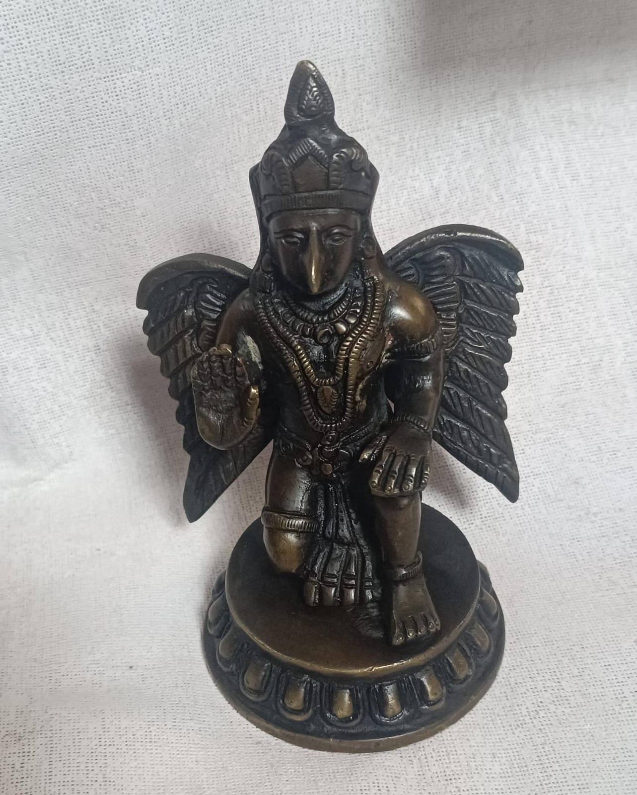 Brass Ayodhya Ram Mandir Statue/brass Havan Spoon Combo /nandi Cow ...