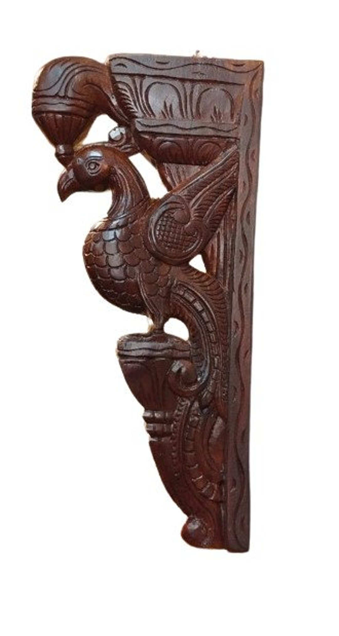 A Pair of Beautiful Wooden Wall Hanging/wooden Bracket for Home Decor ...