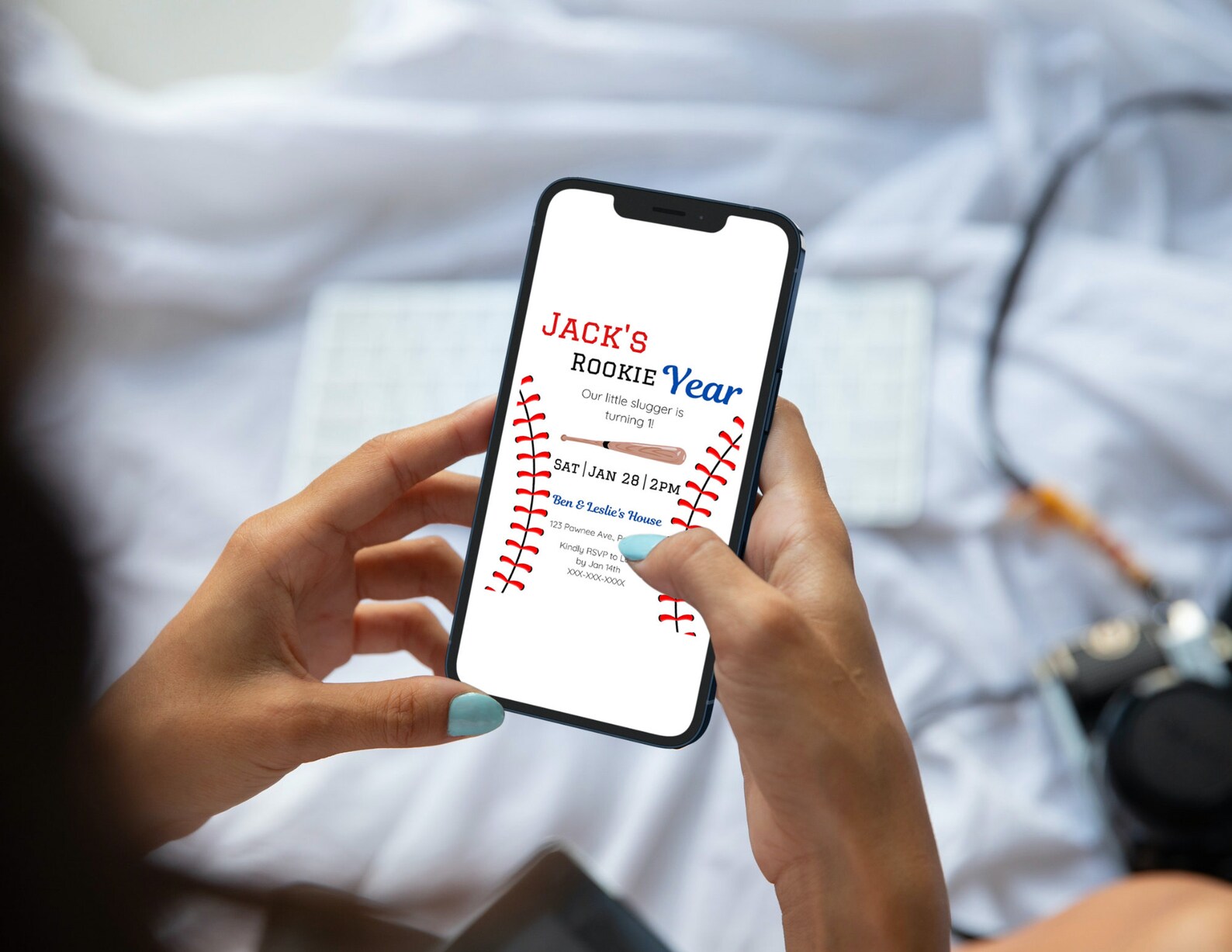 Baseball First Birthday Invite Rookie of the Year Invite Editable ...