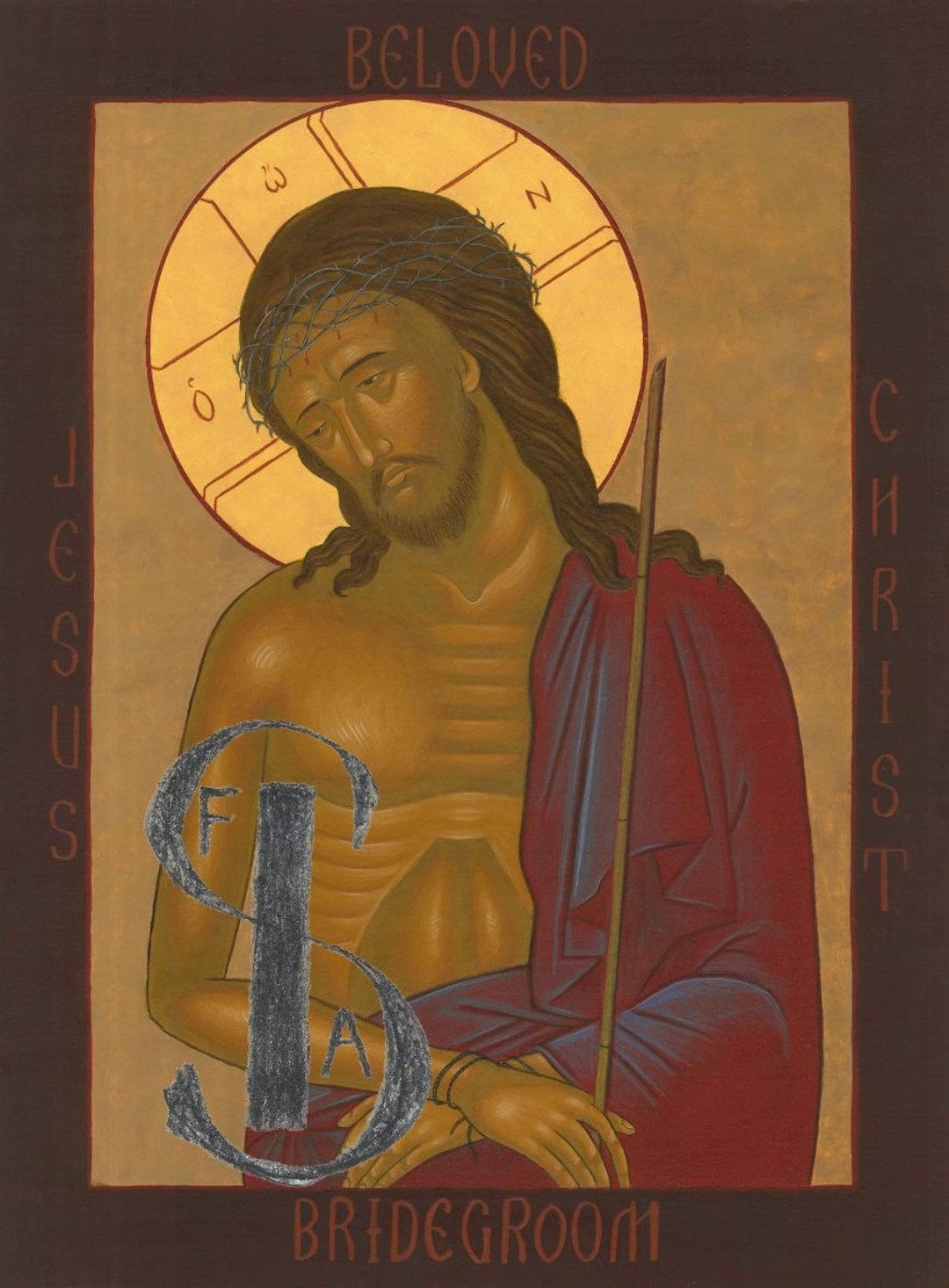 Custom Handwritten Christian Icon Print | Beloved Bridegroom | Jesus ...