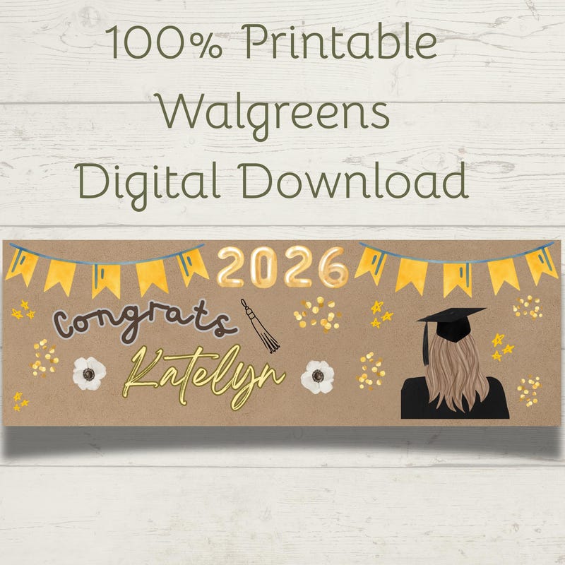 Walgreens Graduation Announcements - Etsy