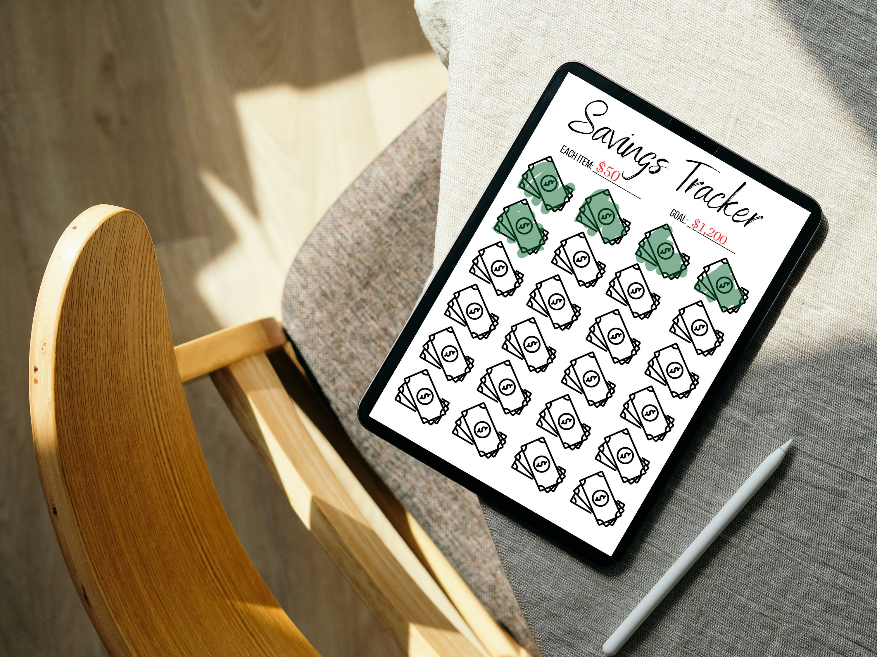 Savings Tracker Coloring Sheet Printable Coloring Sheet Savings ...