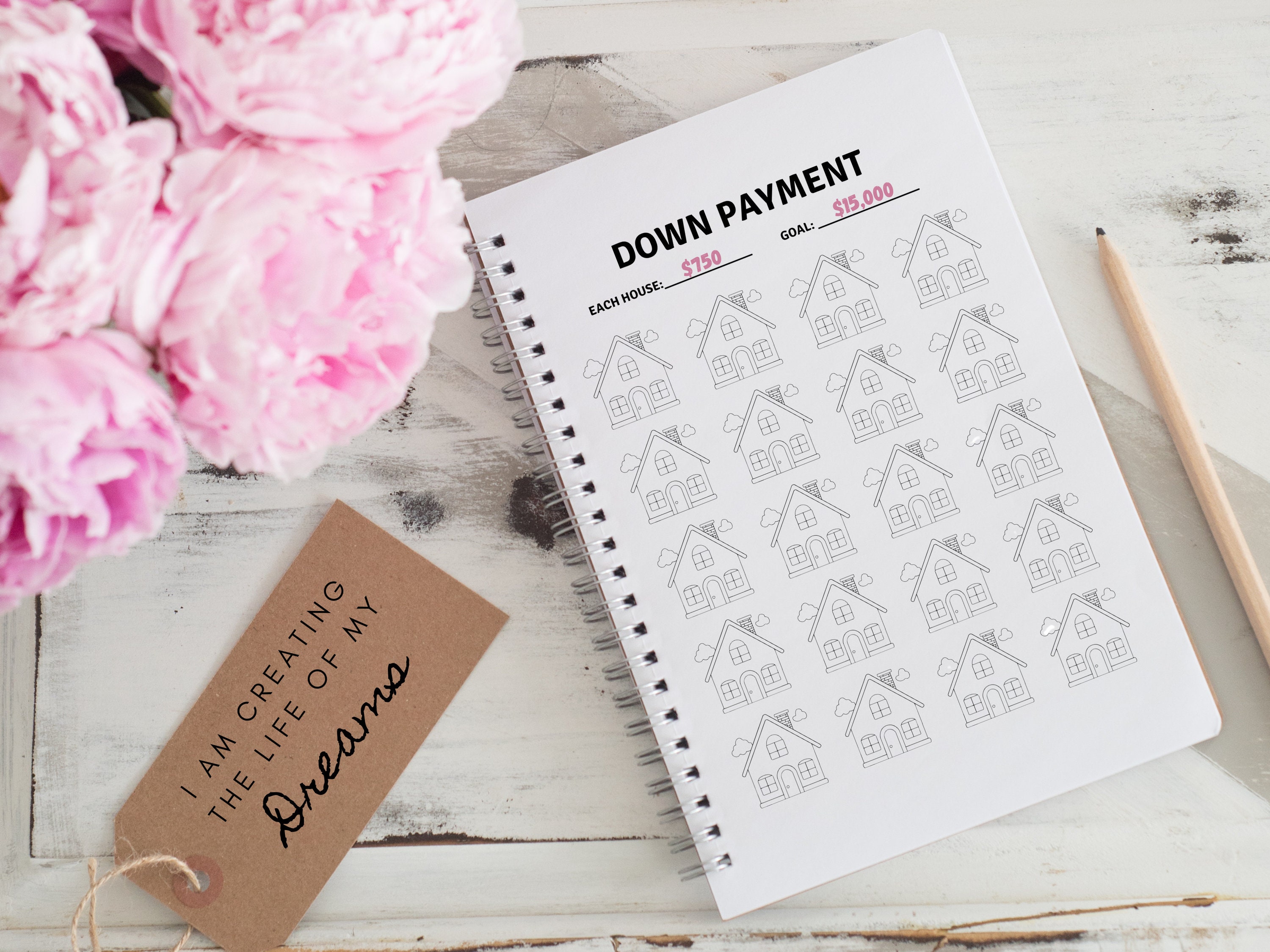 Home Down Payment Coloring Sheet Printable | Coloring Sheet | Savings ...