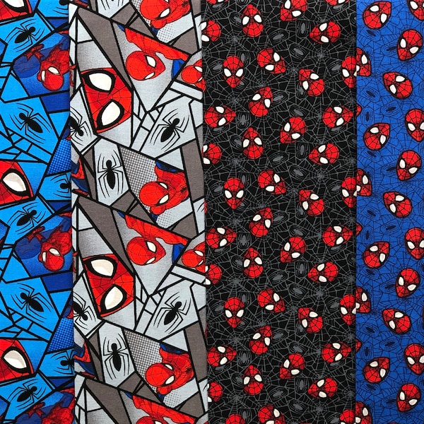 Spiderman Fabric - Etsy