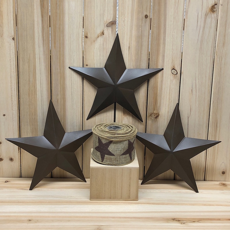 Rustic Metal Stars - Etsy