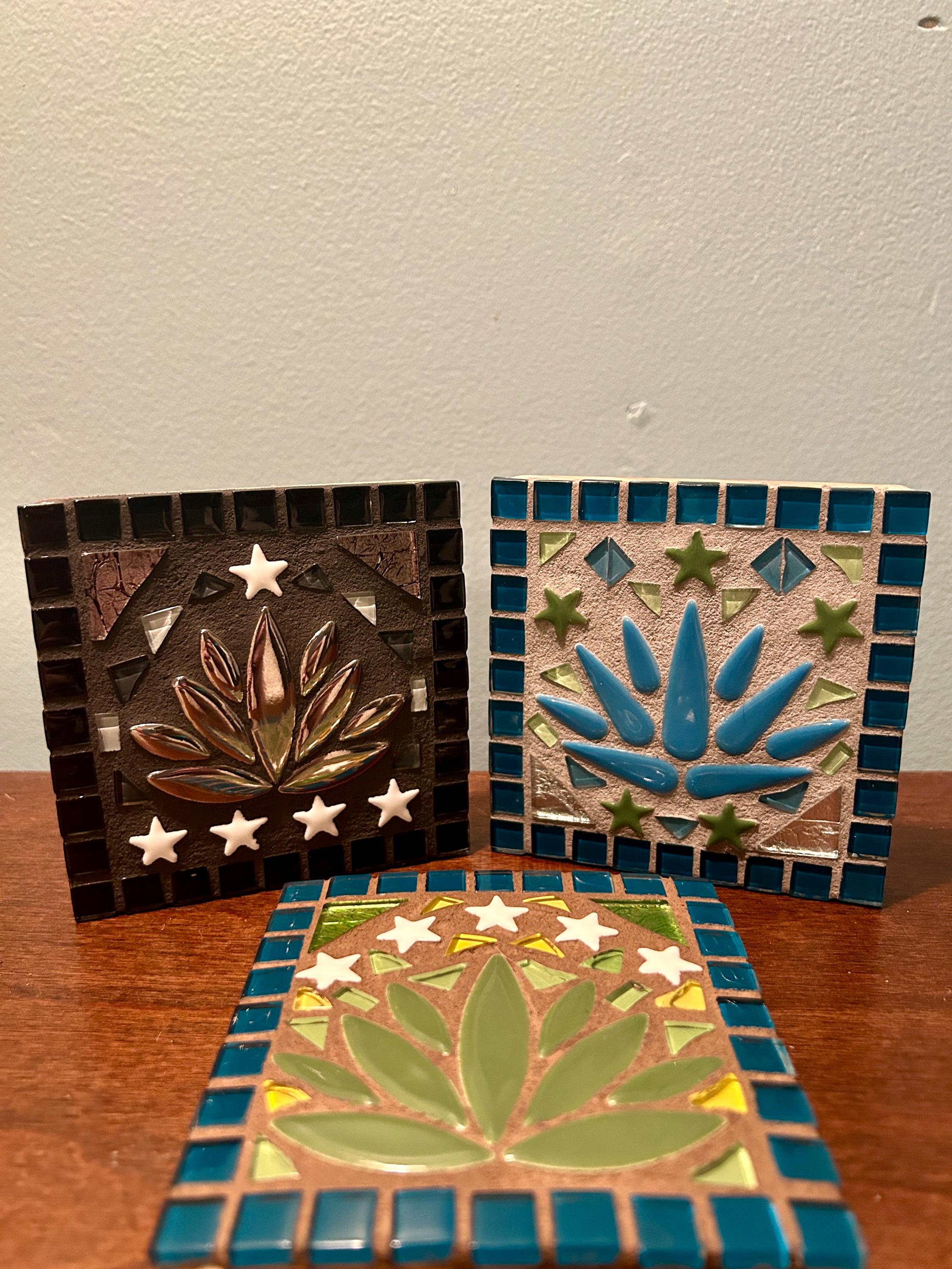 Mosaic Meditation How to Craft Kit for Beginners - Lotus Pattern - Gift ...