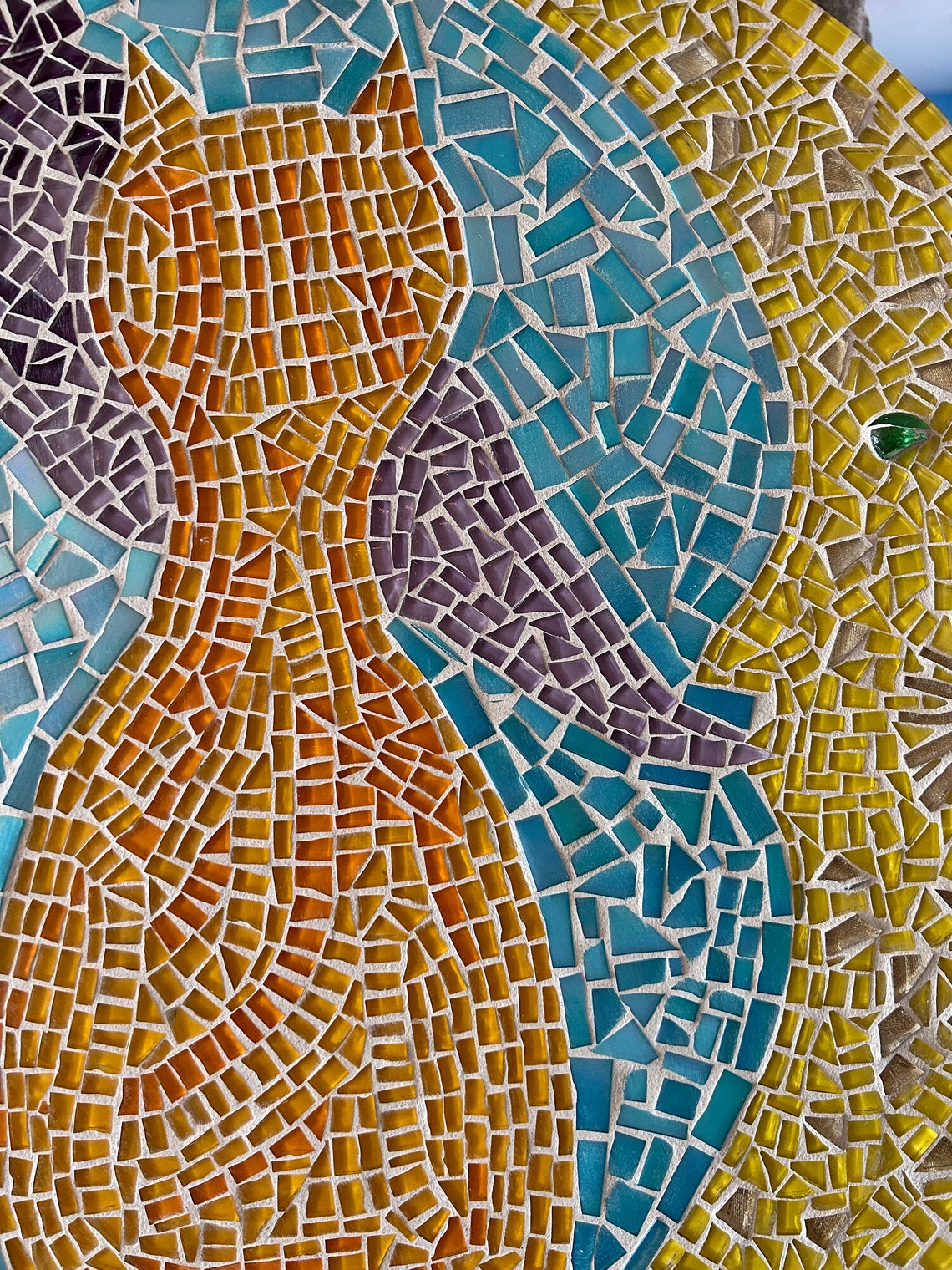 Handmade Moonlit Cat Mosaic Decorative Wall Art - Only 1 Cat Art - Etsy