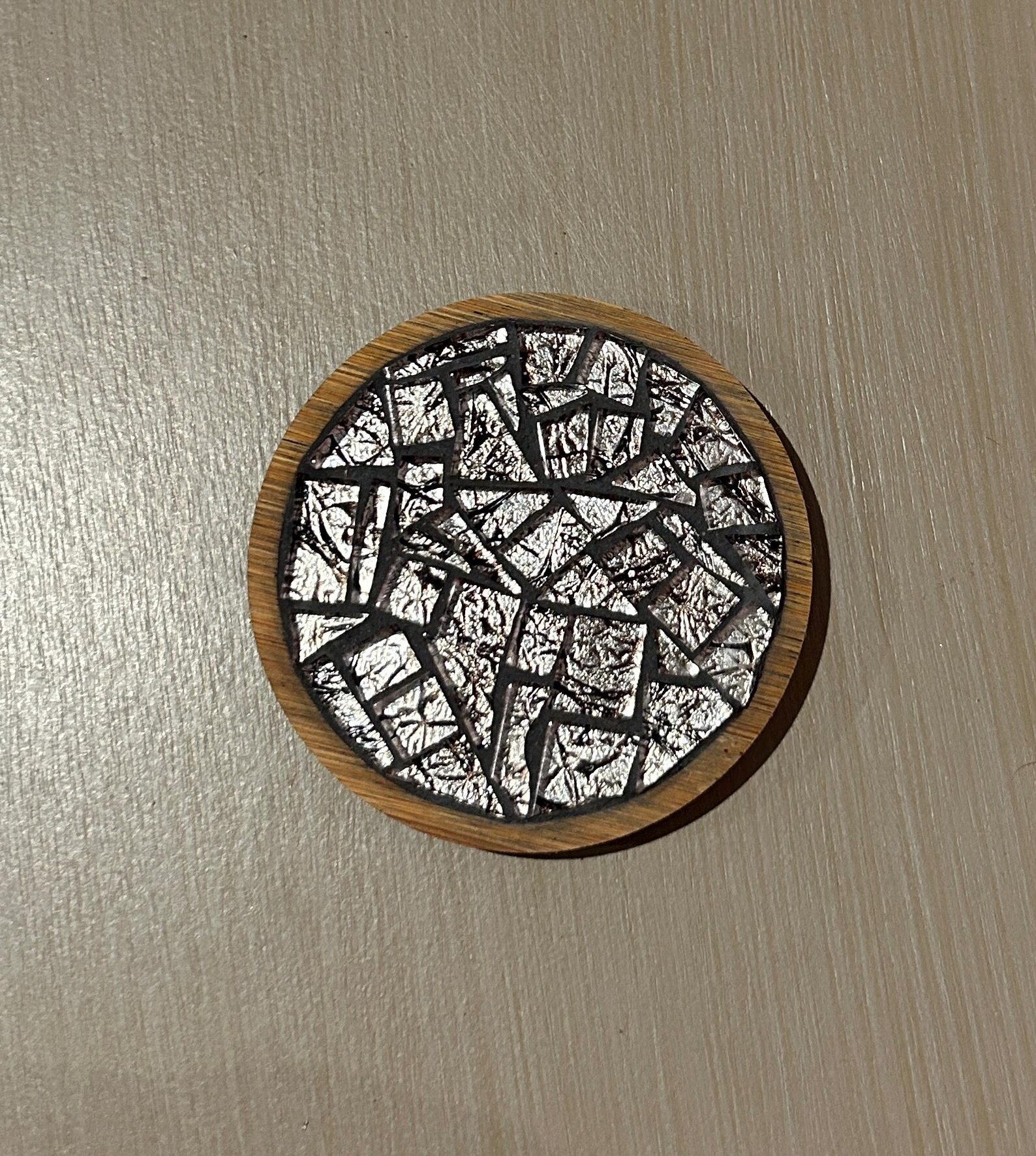 Handmade Geometric Mosaic Coasters - Round Set | Unique Gifts for ...