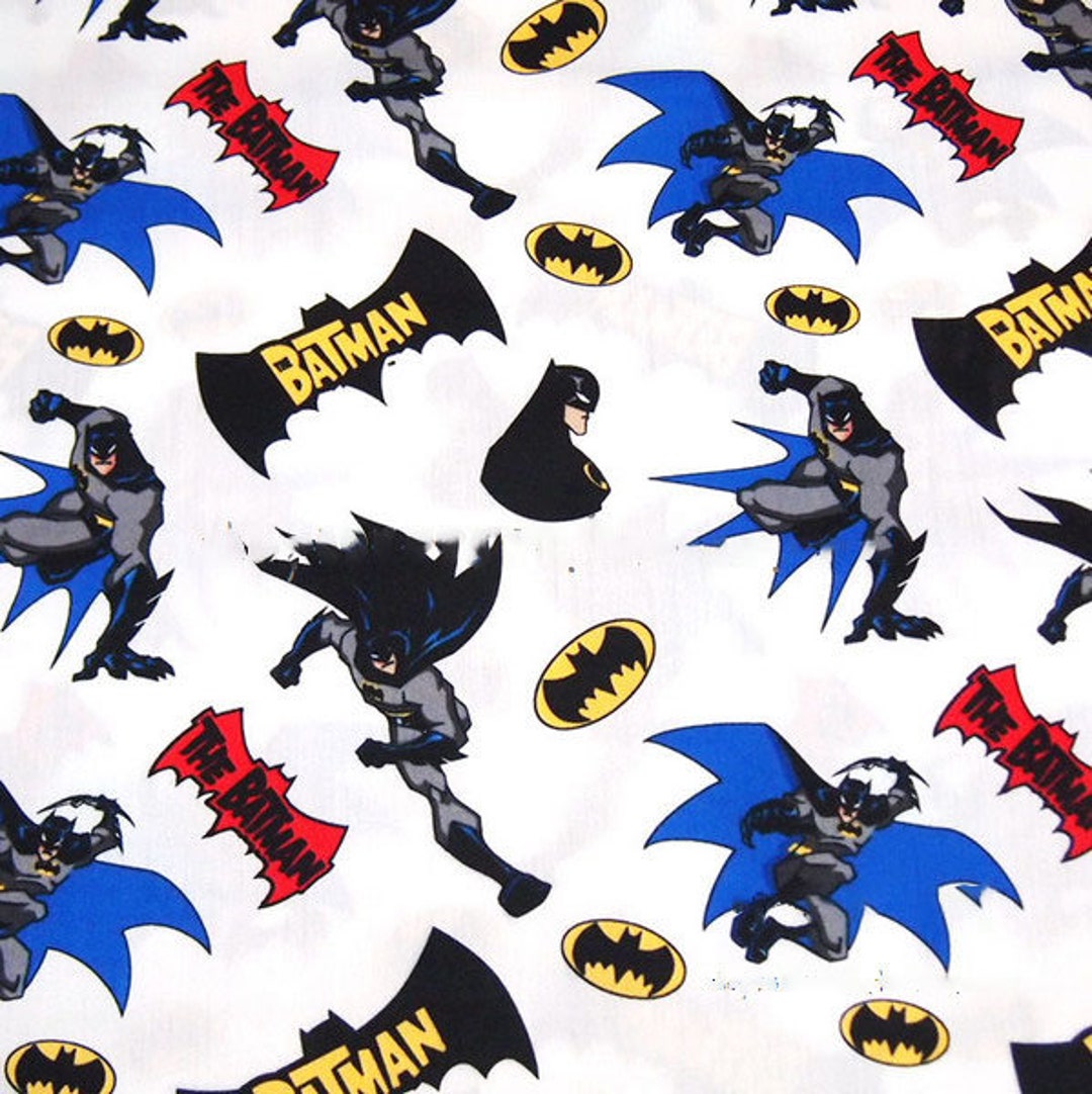 Marvel Superhero Fabric Batman Fabric Cartoon Fabric Pure Cotton Fabric ...