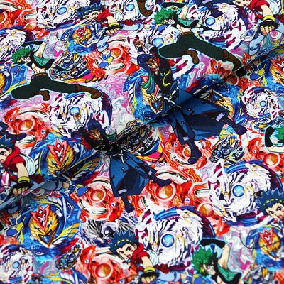 Japanese Anime Fabric Animation Fabric Cartoon Fabric Pure - Etsy