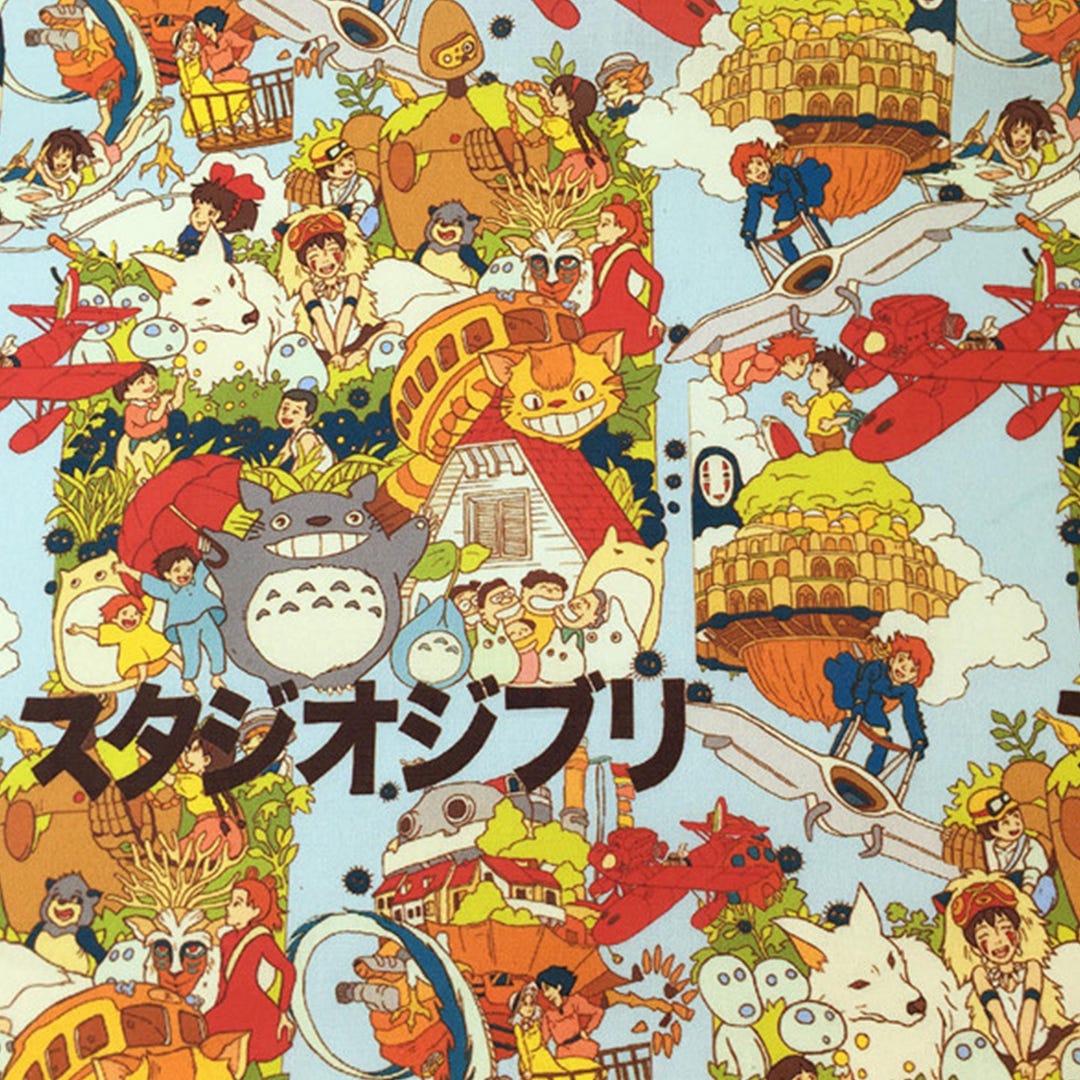 Japanese Anime Fabric Animation Fabric Cartoon Fabric Pure Cotton ...