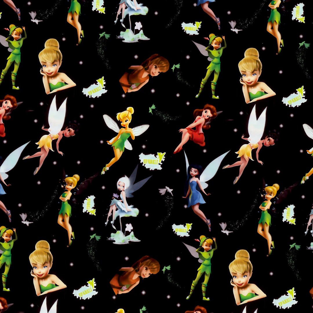 Peter Pan Fabric Cartoon Fabric Pure Cotton Fabric by the Half Yard - Etsy