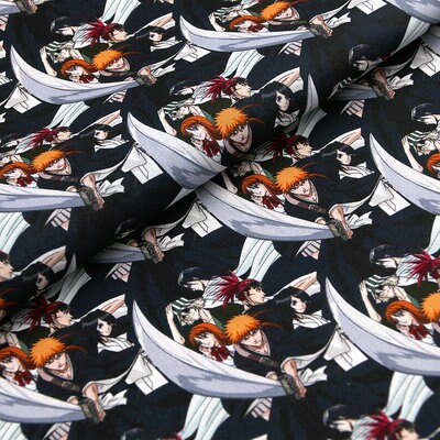 Japanese Anime Fabric Animation Fabric Cartoon Fabric Pure - Etsy