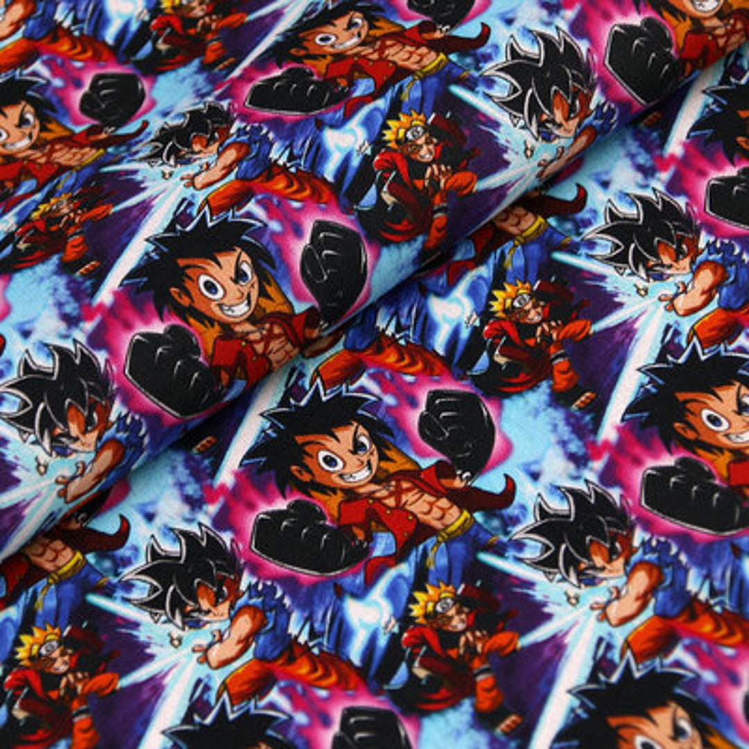 Japanese Anime Fabric Animation Fabric Cartoon Fabric Pure Cotton ...