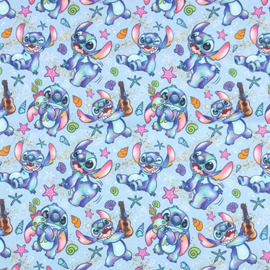Stitch Fabric Animation Fabric Cartoon Fabric Pure Cotton Fabric by the ...