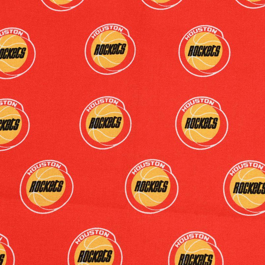 Houston Rockets Fabric NBA Team Logo Fabric Cartoon Fabric Pure Cotton ...