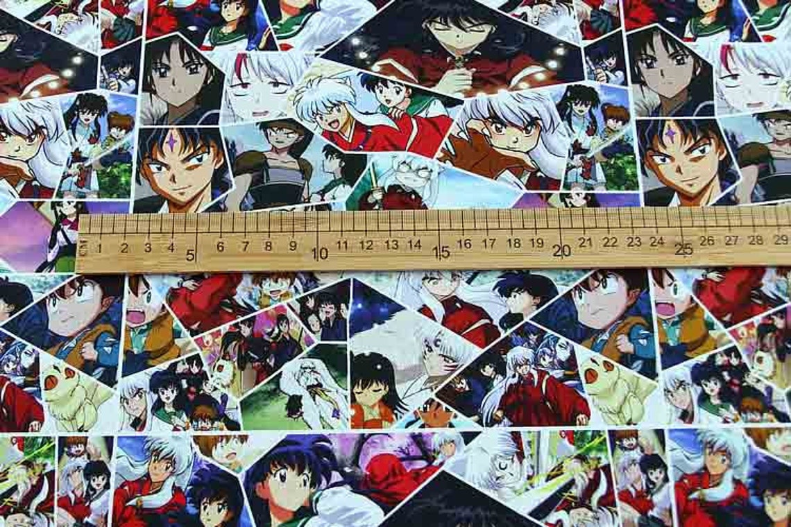 Japanese Anime Fabric Animation Fabric Cartoon Fabric Pure - Etsy