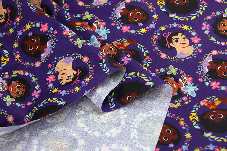 Disney Encanto Fabric Animation Fabric Cartoon Fabric Pure Cotton ...