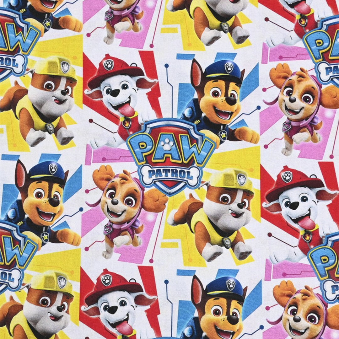 Paw Patrol Fabric Puppy Fabric Dog Fabric Cartoon Fabric Pure Cotton ...