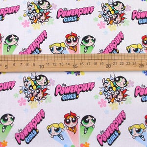 Powerpuff Girls Fabric Animation Fabric Cartoon Fabric Pure Cotton ...