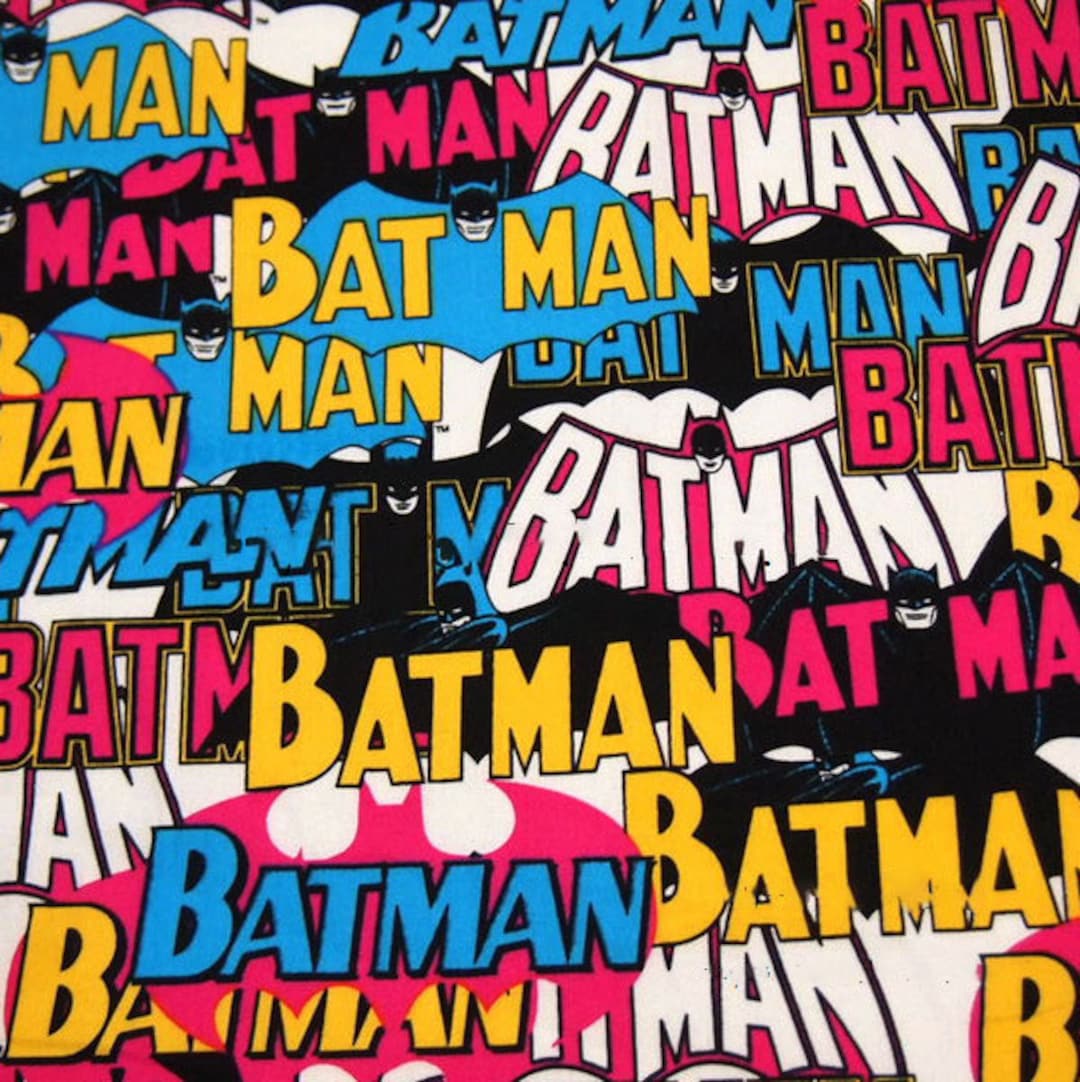 Marvel Superhero Fabric Batman Fabric Cartoon Fabric Pure Cotton Fabric ...