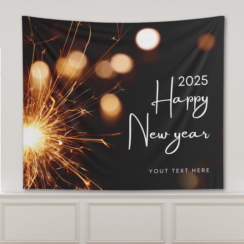New Years Backdrop - Etsy