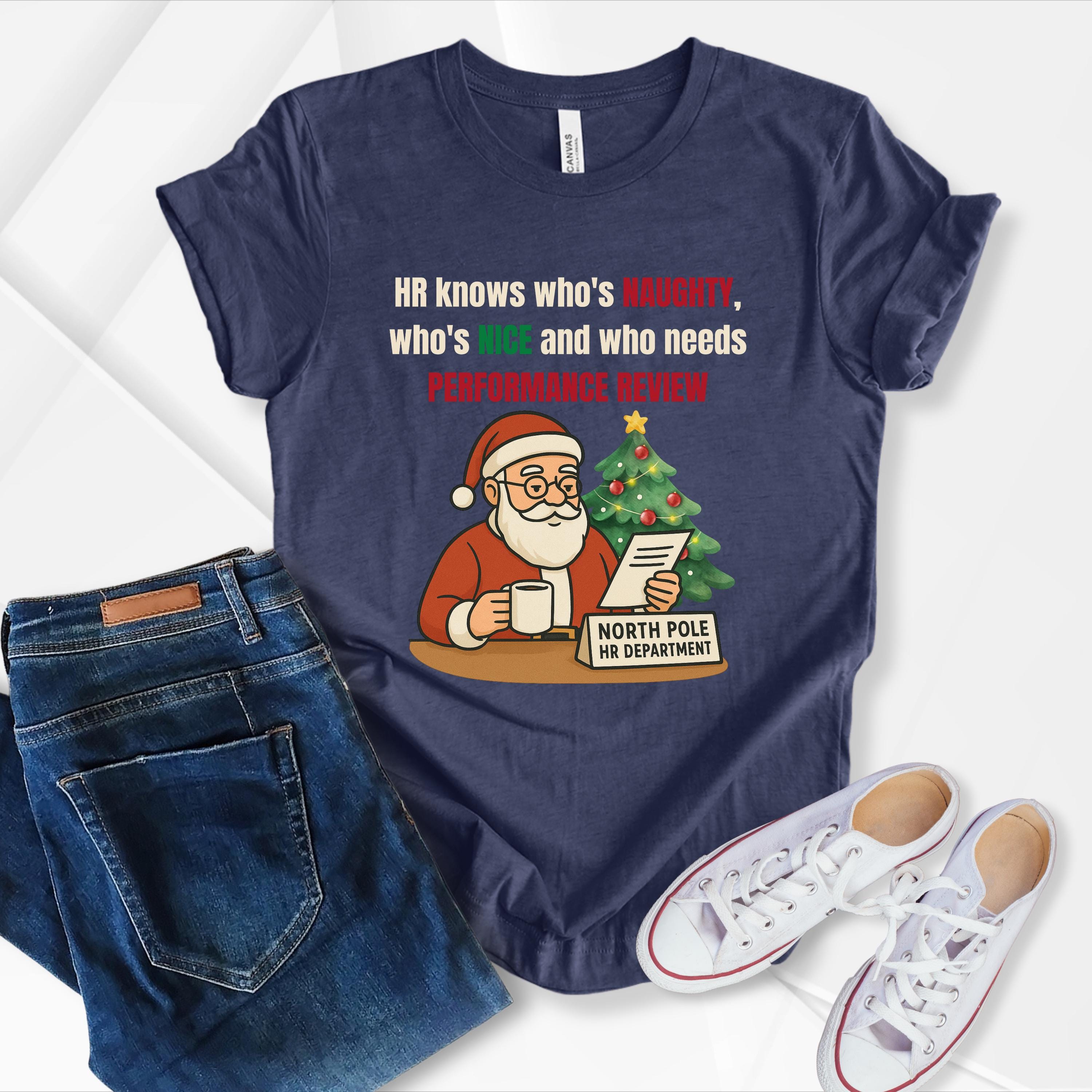 HR Christmas Shirt, Office Team Gift, Funny Holiday Work Tees for Human ...