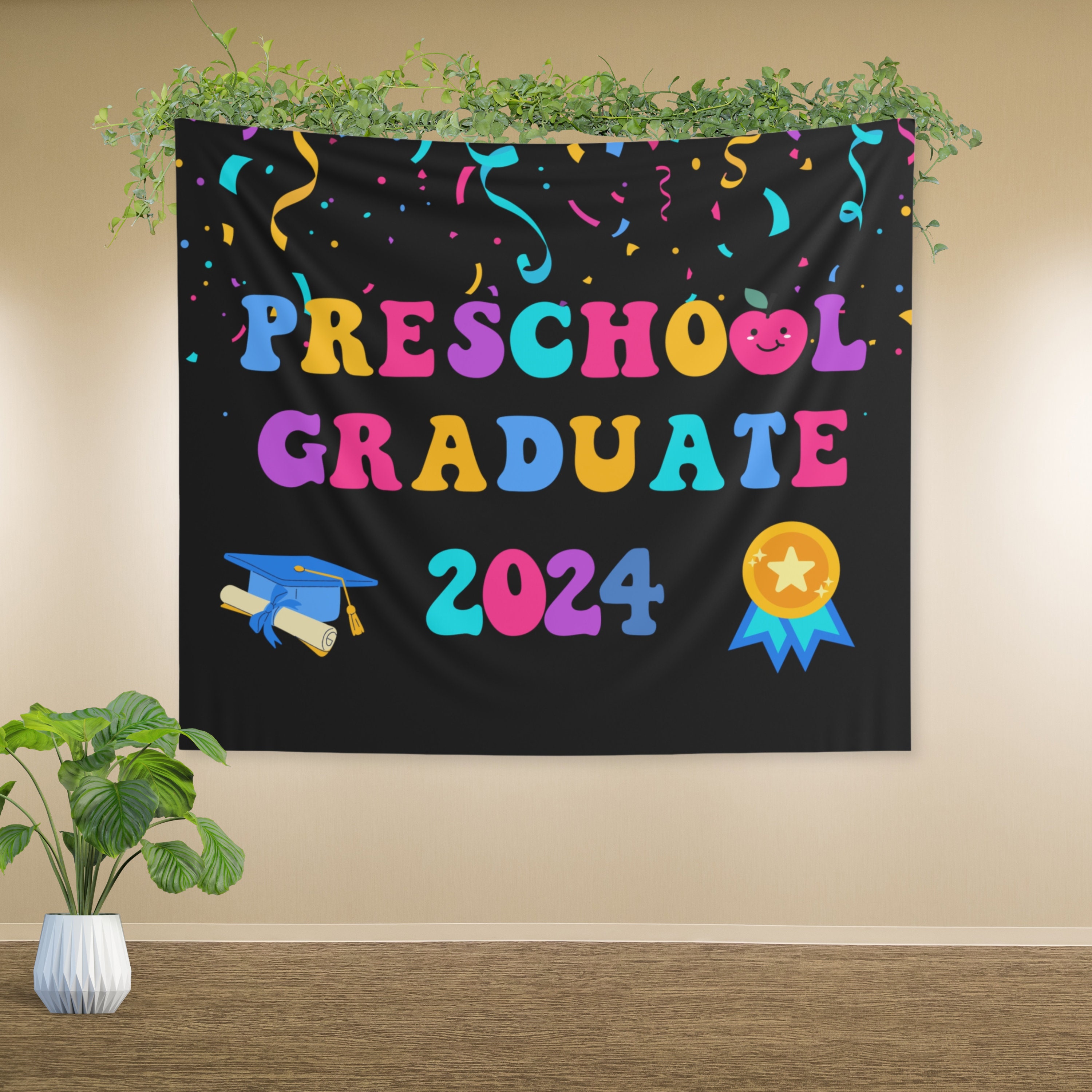 Preschool Graduation Banner, Class of 2025 Photo Backdrop, Pre-k ...