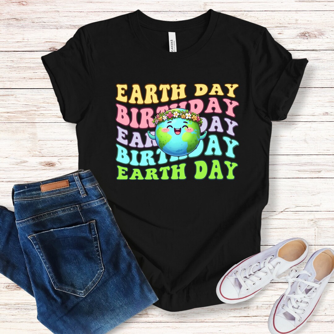 Earth Day Birthday Shirt, Earth Birthday Gift, Earth Day Birthday Party ...