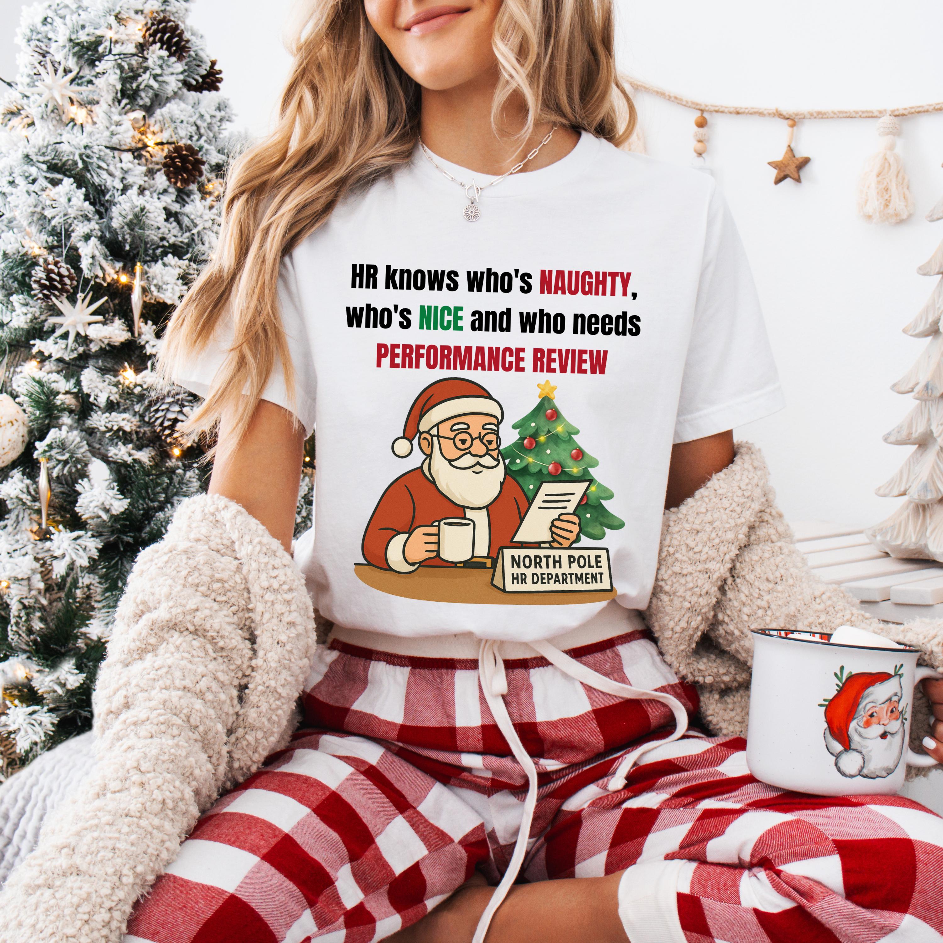 HR Christmas Shirt, Office Team Gift, Funny Holiday Work Tees for Human ...