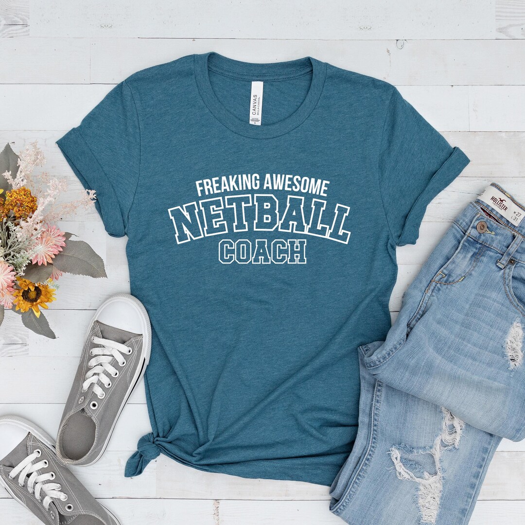Netball Shirt, Gift for Netball Coach, Netball Trainer Gift, Netball ...