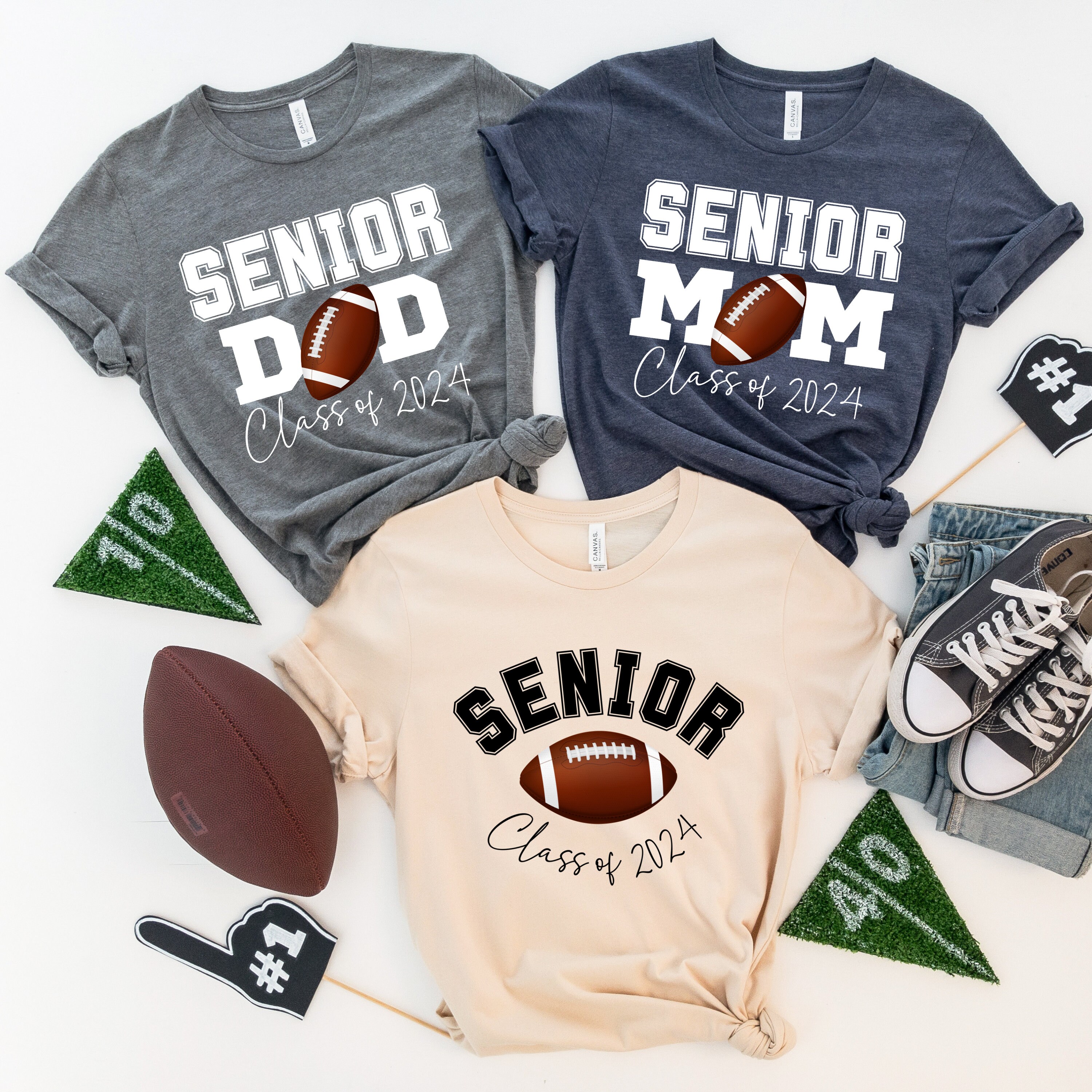Senior Football Family Shirts, Class of 2025, Game Day Shirt, Senior ...
