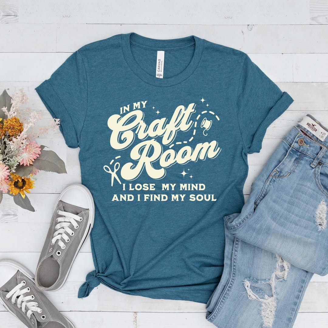 Funny Crafting T-shirt, Paper Craft Gift for Scrapbooker, Card Making ...