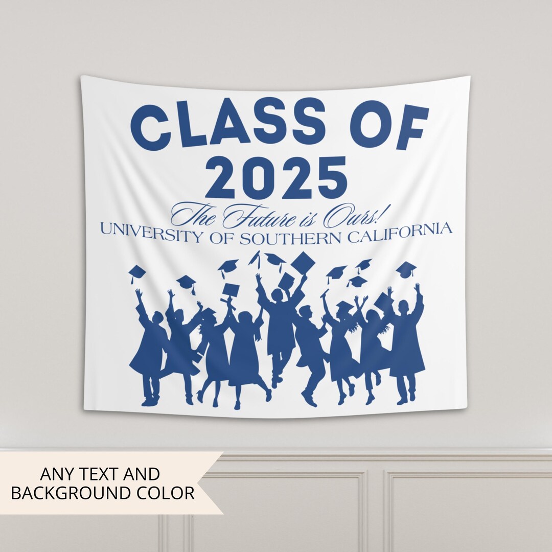 Custom Graduation Banner Class of 2025, Prom Night Graduation Party ...