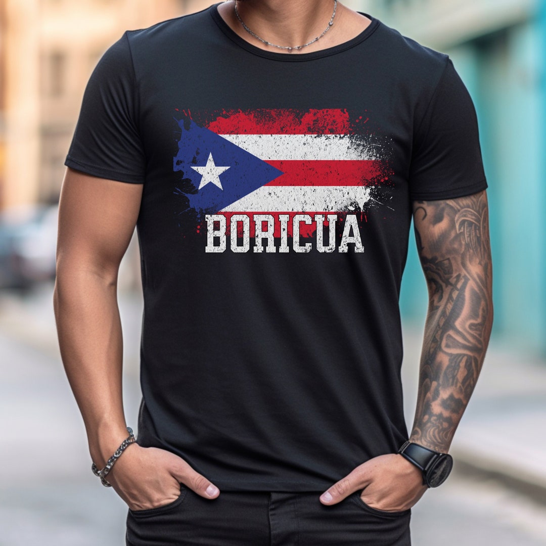 Puerto Rico Flag Shirt, Boricua T Shirt, Puerto Rican Shirt, Father's ...