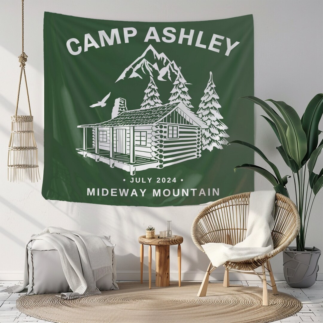 Camp Bachelorette Decor, Camp Bach Flag, Custom Bachelorette Baner ...