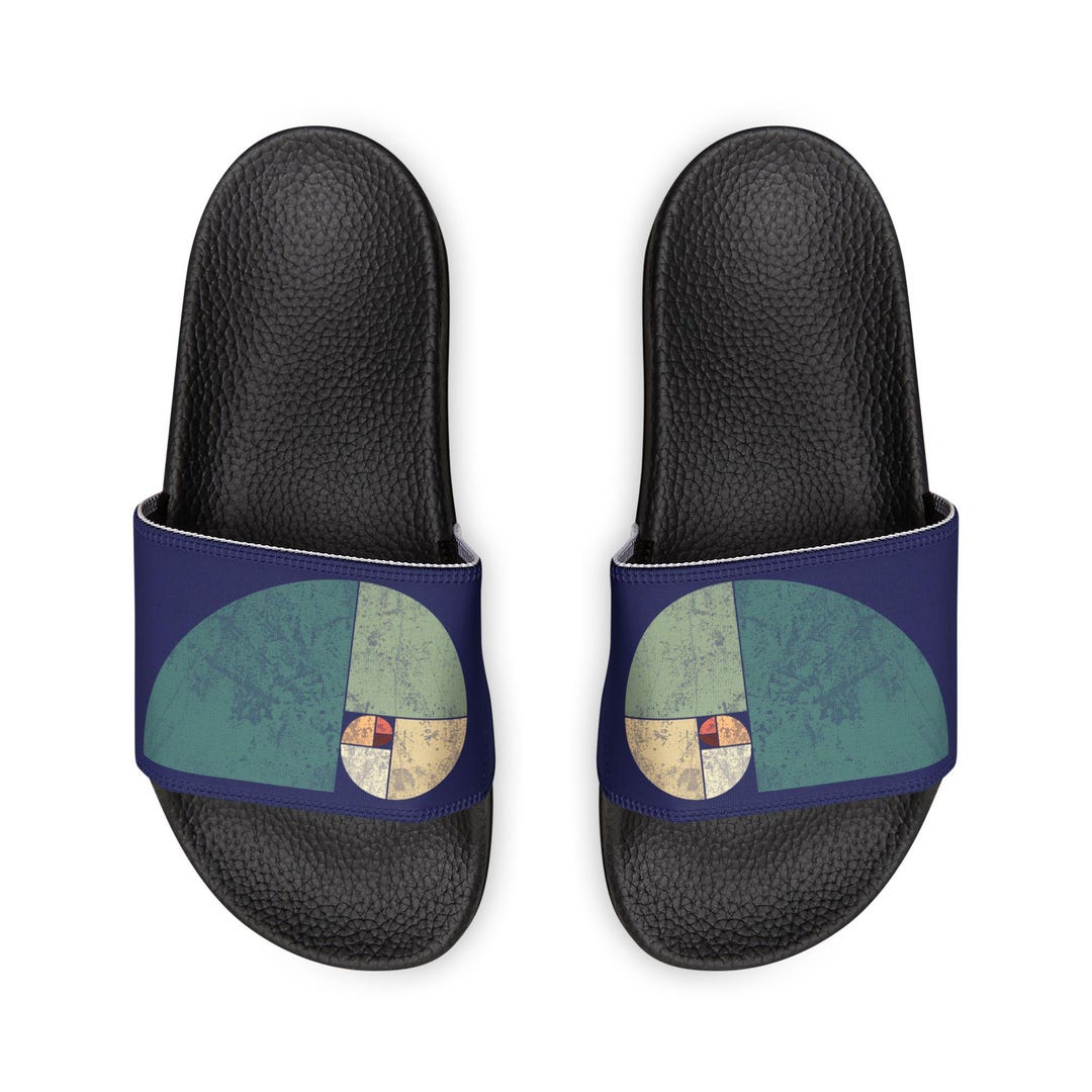 Fibonacci Golden Ratio Slides Sandals Sacred Geometry Math Teacher ...