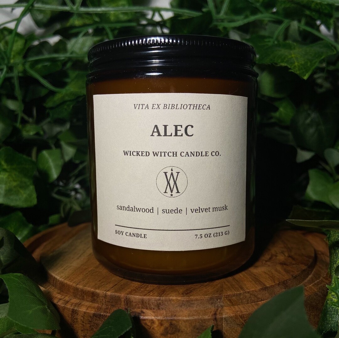 Alec | Book Candle | Shadowhunters | the Mortal Instruments | Pet-friendly Candle | Handmade ...
