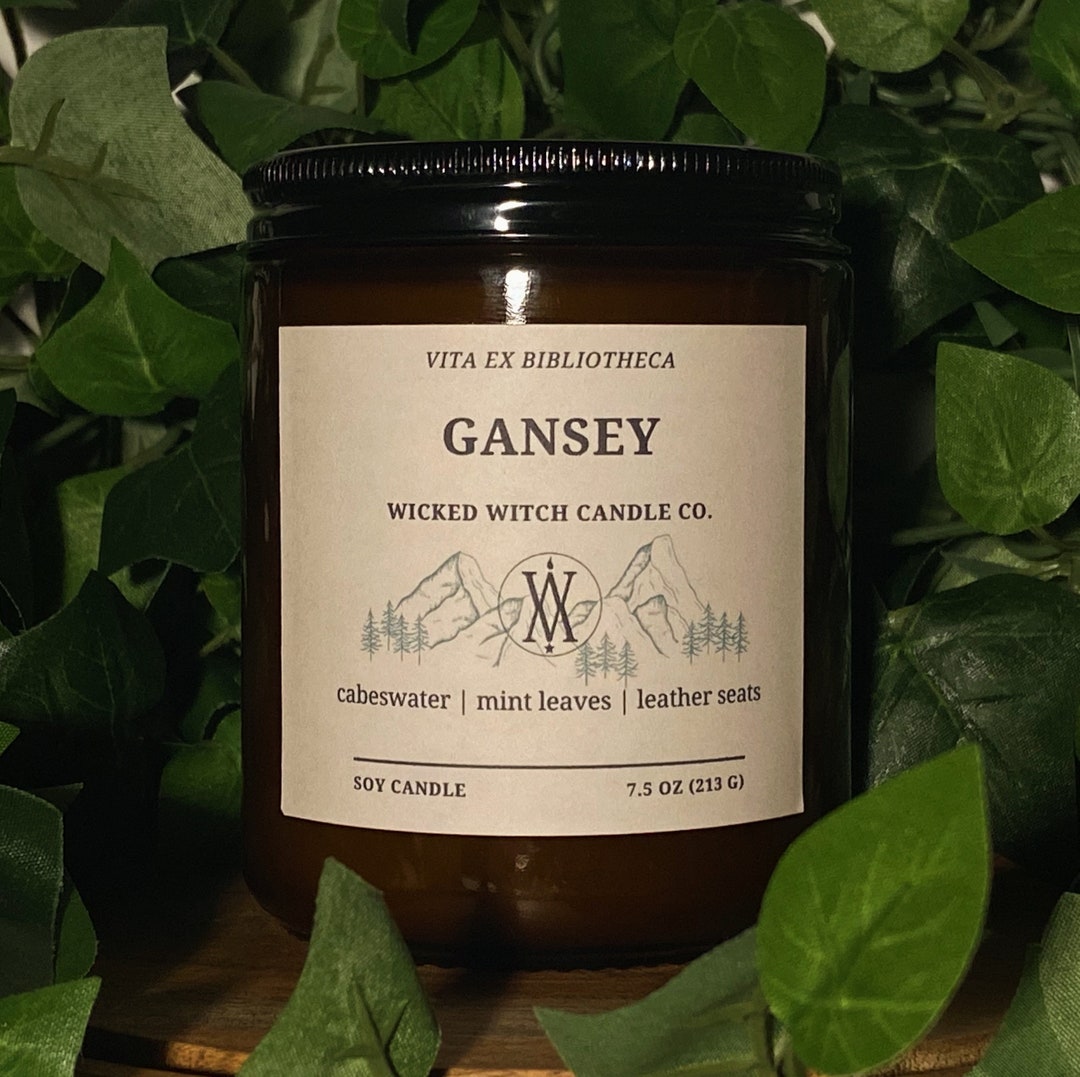 Gansey | Book Candle | Raven Boys Candle | the Raven Cycle | Handmade ...